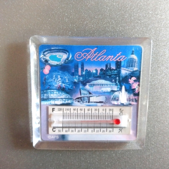 USA | Kitchen | 3 Atlanta Ga Georgia Usa Refrigerator Office Magnet ...